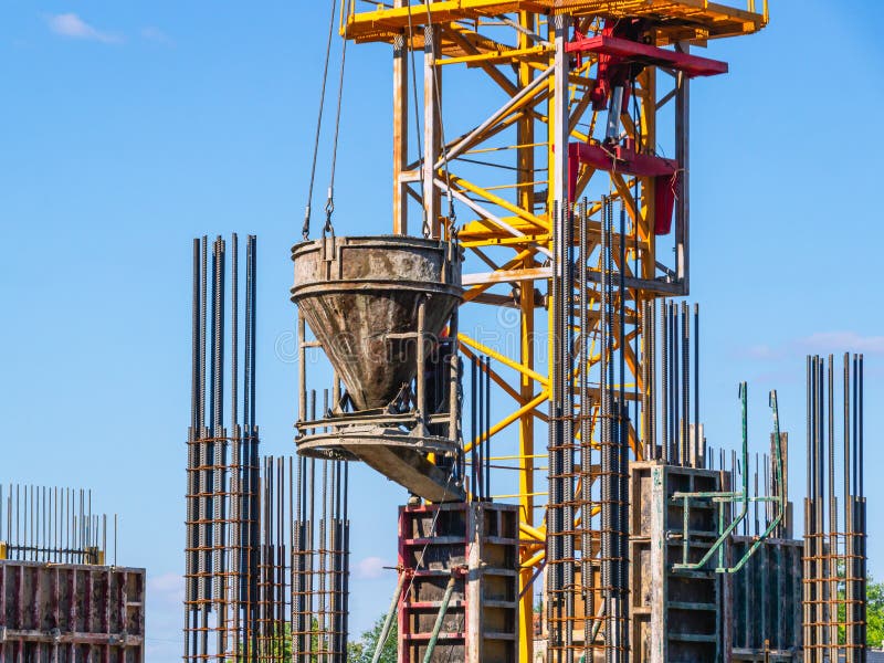 Filling with Liquid Cement Mortar during the Construction of a Multi ...