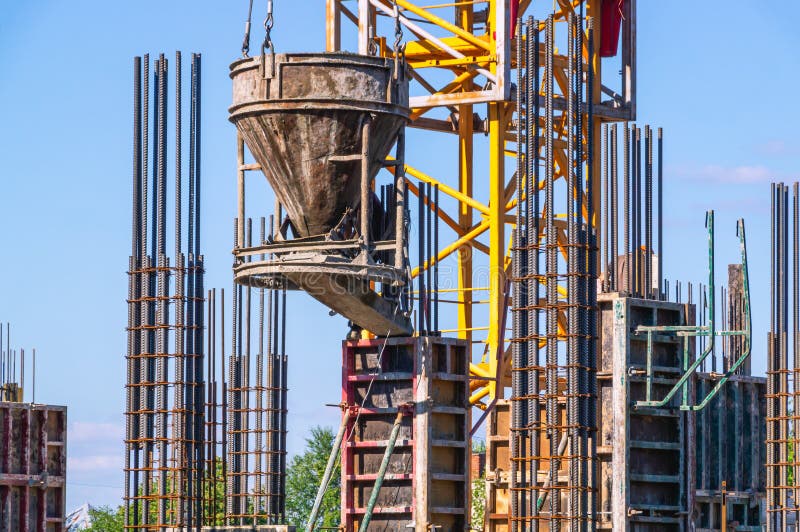 Filling with Liquid Cement Mortar during the Construction of a Multi ...