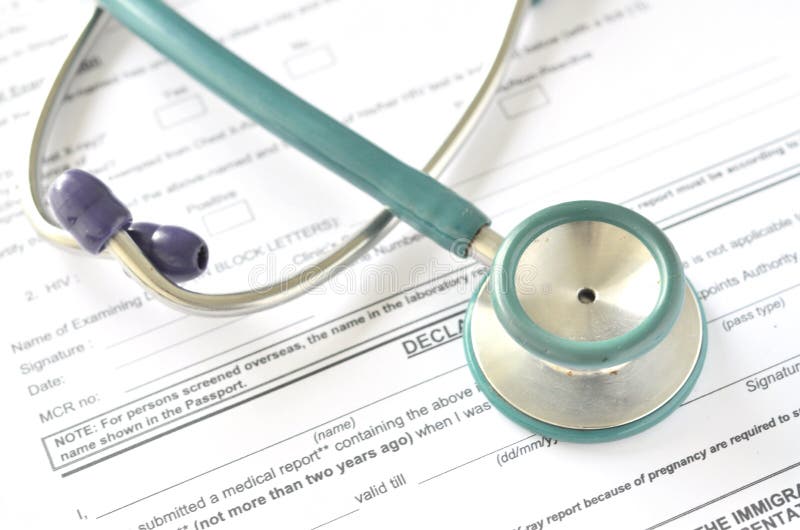 Filling Medical Form stock photo. Image of doctor, healthcare - 43488680