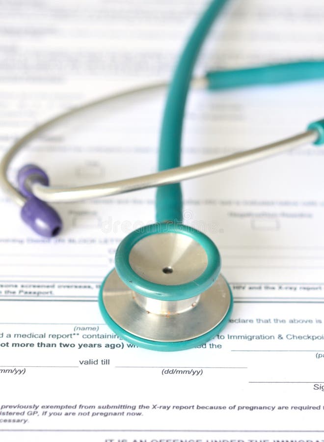 Filling Medical Form stock photo. Image of health, doctor - 43488600