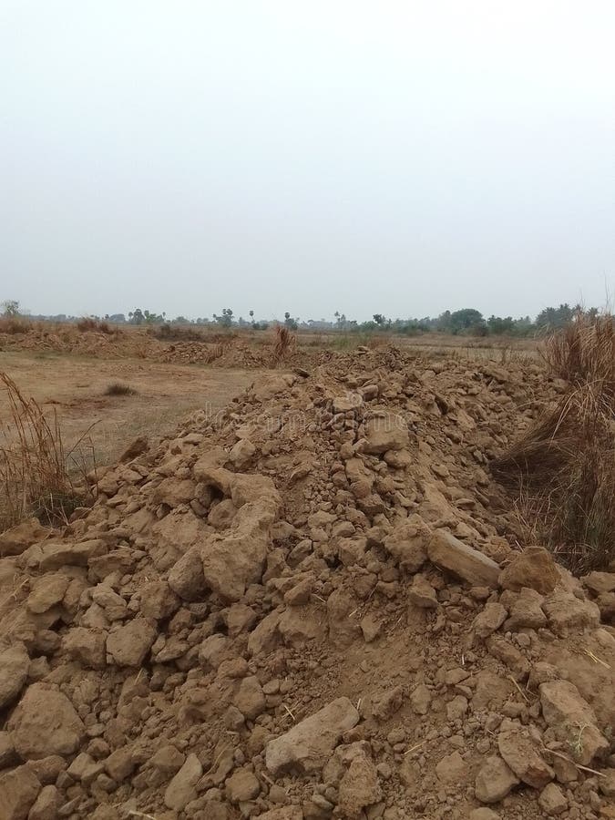 Filling Mud Farming Down&up Stock Photo - Image of filling, downup ...