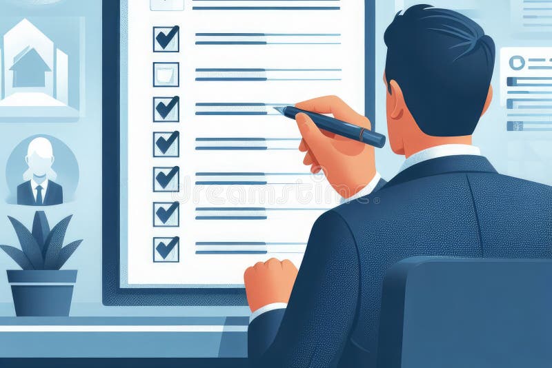 Filling Out an Application Form and Survey, Passing an Exam or Tests ...