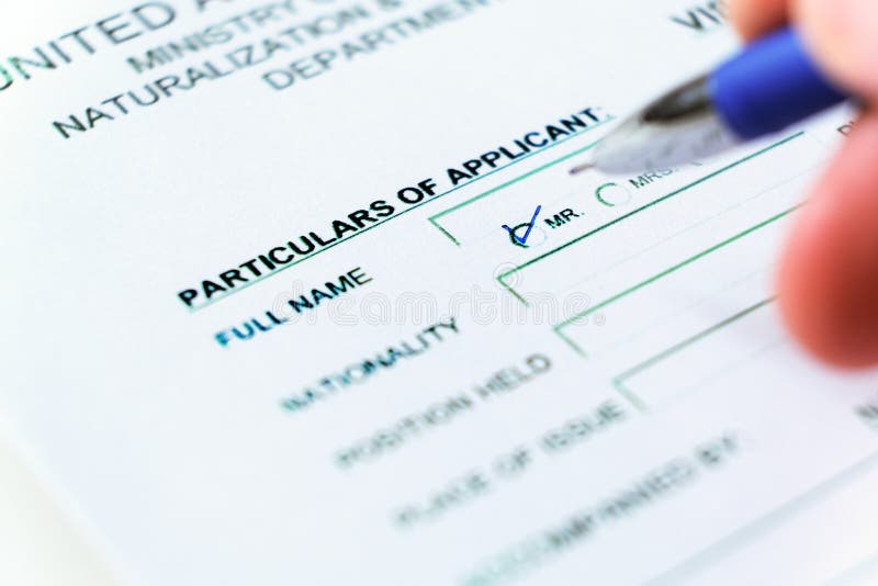 Filling Out the Form. Sample Questionnaire. Documentary Information ...