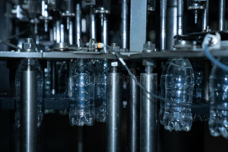 Filling Plastic Bottles with Water Stock Image - Image of bottle, aqua ...