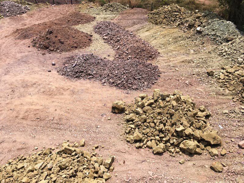 Filling Soil on Plot of Land Stock Photo - Image of improvement ...