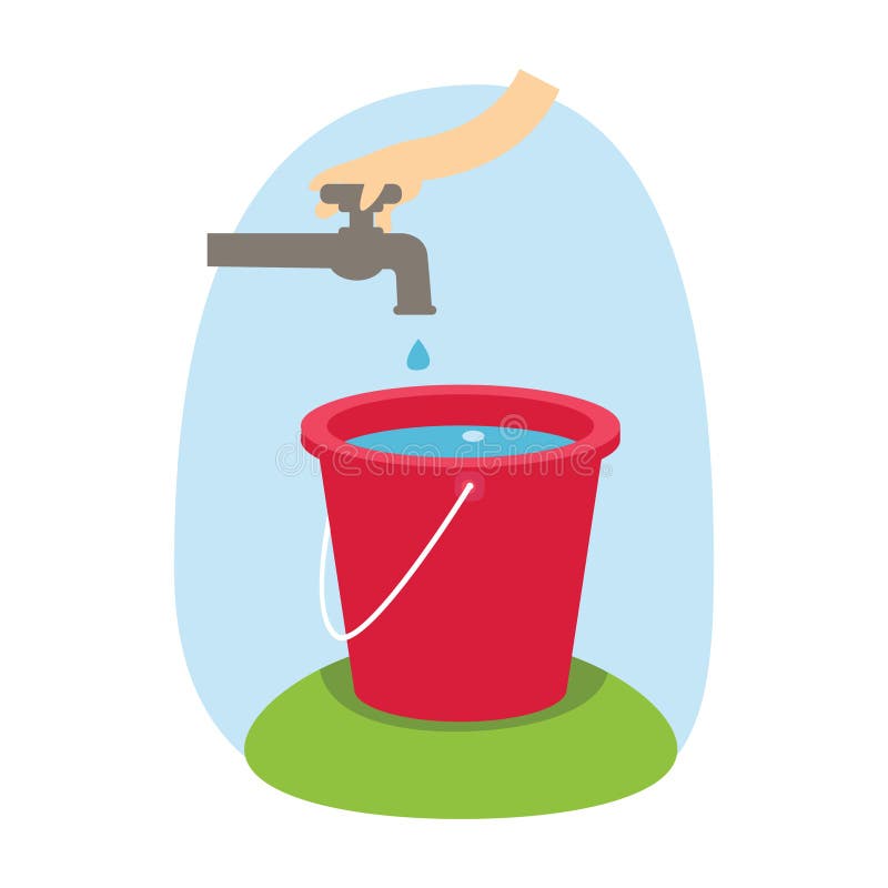 Water Bucket Tap Stock Illustrations – 366 Water Bucket Tap Stock ...