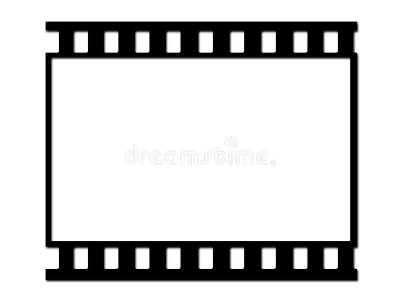 35mm Film Strip Frame Frames Stock Vector - Illustration of edge ...