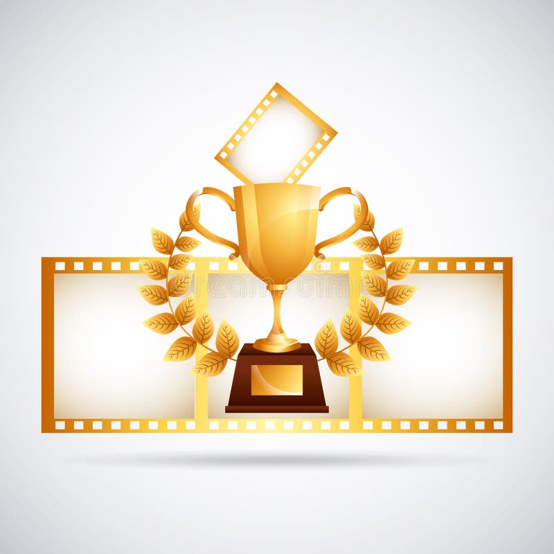 Film award stock vector. Illustration of vector, presentation - 51119403
