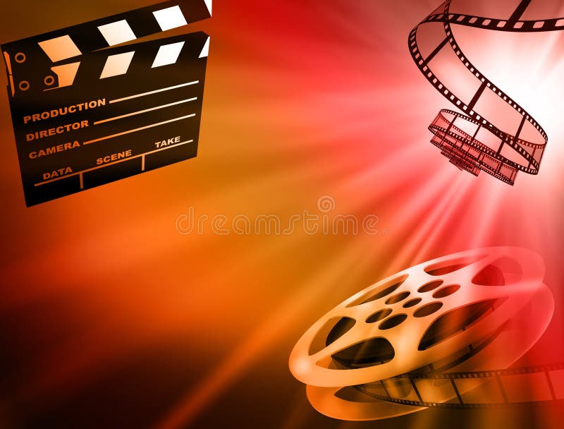 Film background. stock illustration. Illustration of industry - 10772126