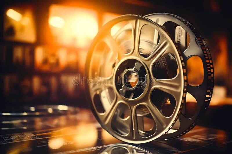 Film Buff Movie Night Party Fun Stock Illustration - Illustration of ...