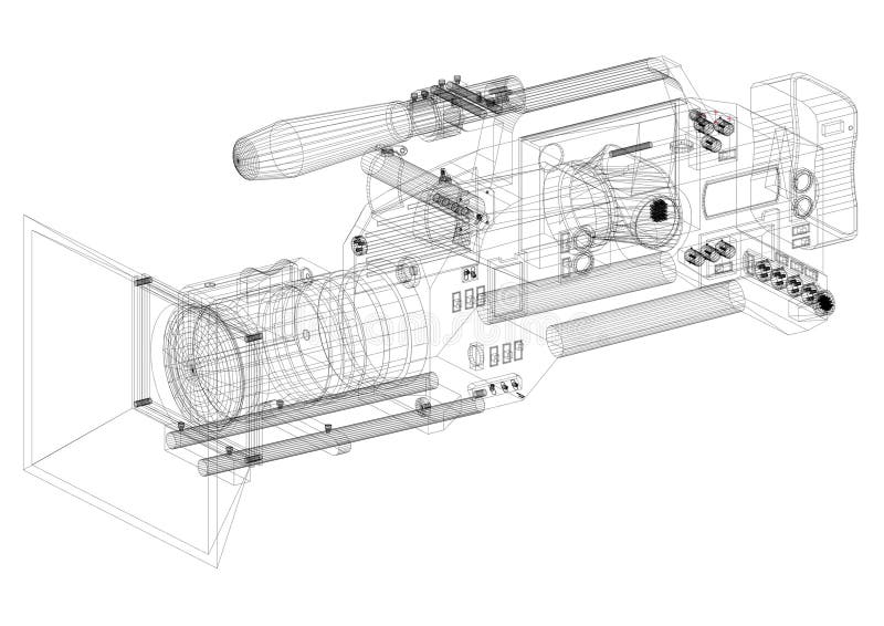 Camera Lens Blueprint Stock Illustrations – 228 Camera Lens Blueprint ...