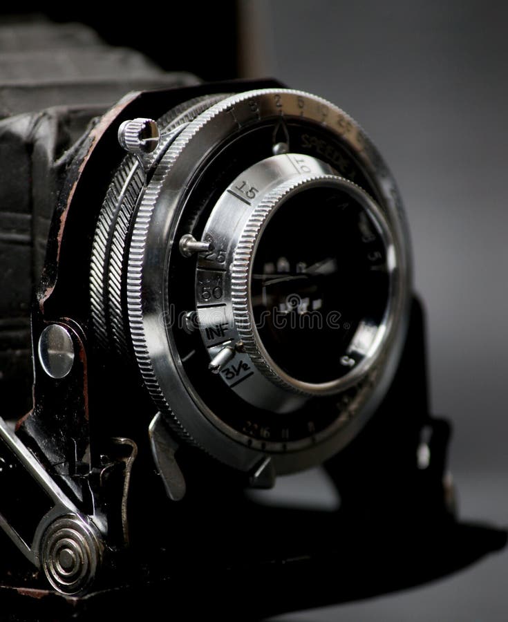 Film camera in black stock photo. Image of film, vintage - 24329428