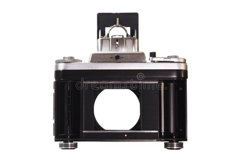 Film Camera Looking through a Camera Curtain Shutter Stock Image ...