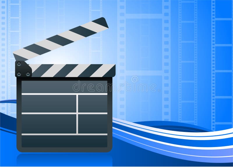 Clapper Board Blue Background Stock Illustrations – 1,288 Clapper Board ...