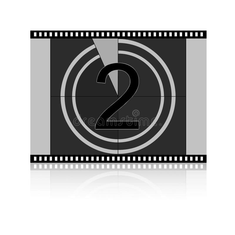 Film countdown stock vector. Illustration of frame, exposure - 9917575