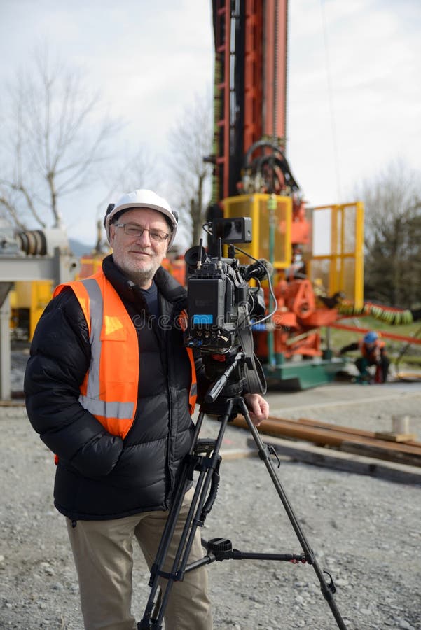 Film crew at work stock image. Image of creativity, making - 48608201