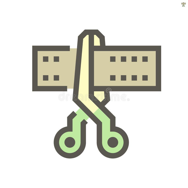 Film cut vector icon stock vector. Illustration of concept - 183012950