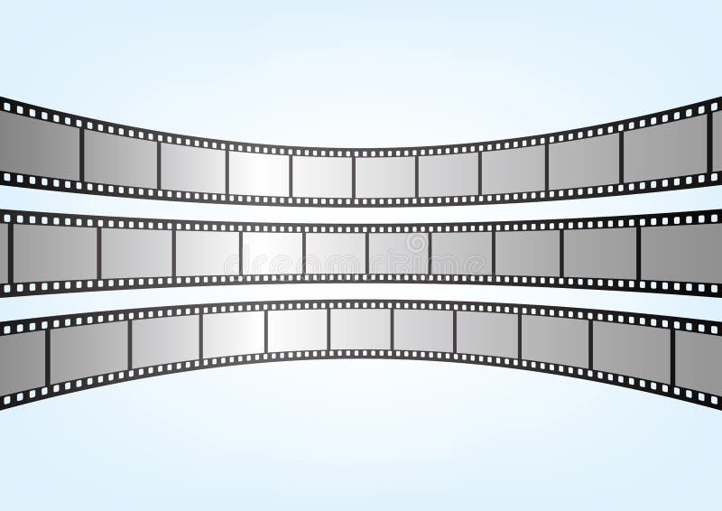 Cinema, Movie and Photography 35mm Film Strip Template. Stock Vector ...