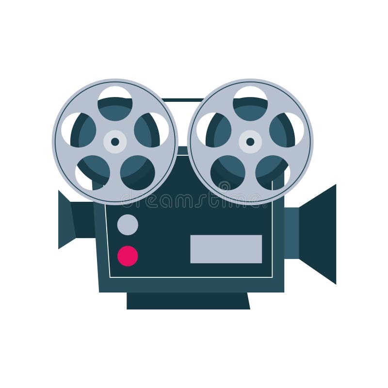 Film Device Video with Reels Stock Vector - Illustration of vector ...