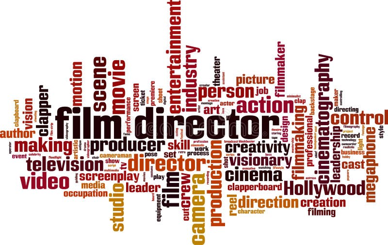 Screenplay word cloud stock illustration. Illustration of overview ...