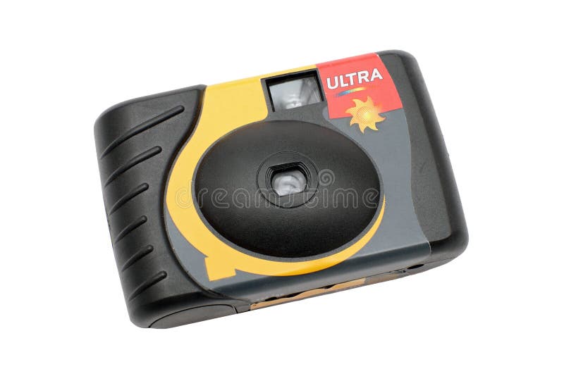 Film disposable camera stock photo. Image of focus, chrome - 4006098