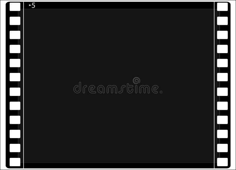 Grungy Large Format Film Sheet Negative Stock Vector - Illustration of ...