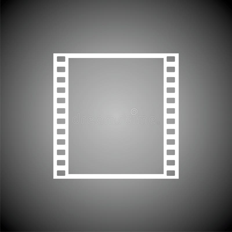 Film Frame icon stock vector. Illustration of cinema - 103620176