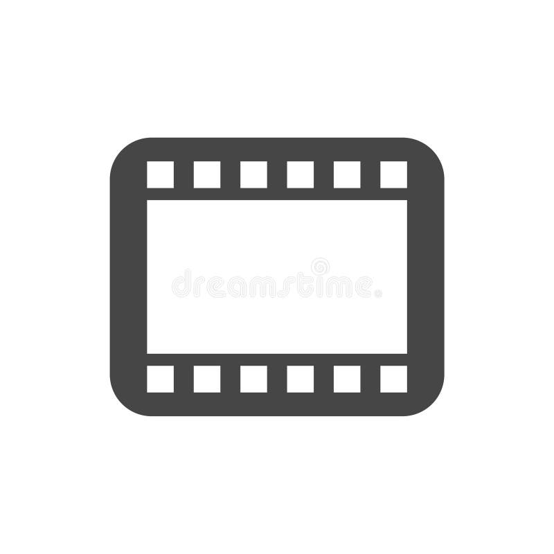 Film Frame icon stock vector. Illustration of sign, edge - 105989323