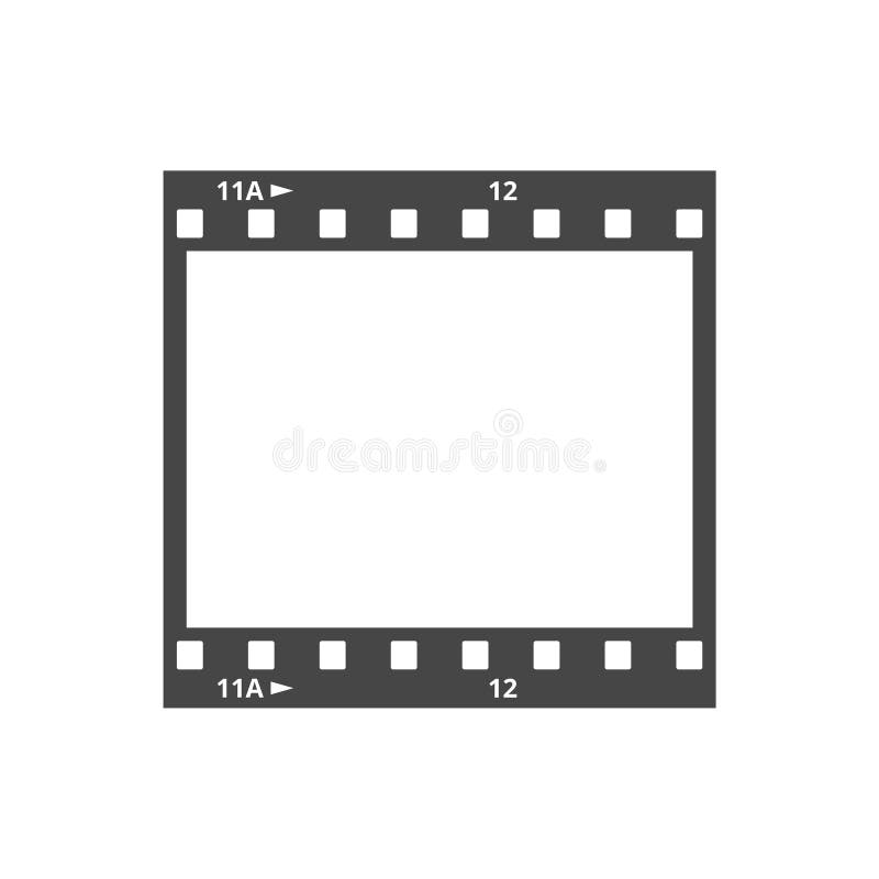 Film Frame icon stock vector. Illustration of black - 105989345