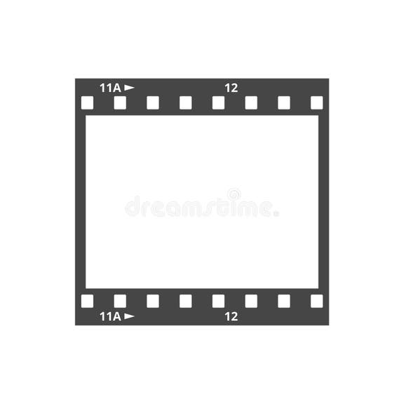 Film Frame icon stock vector. Illustration of black - 105989345