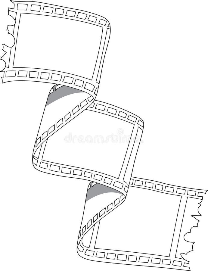 Film frame stock vector. Illustration of filmstrip, frame - 43435758