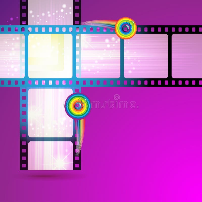 Film frames stock vector. Illustration of modern, cinematography - 20125745