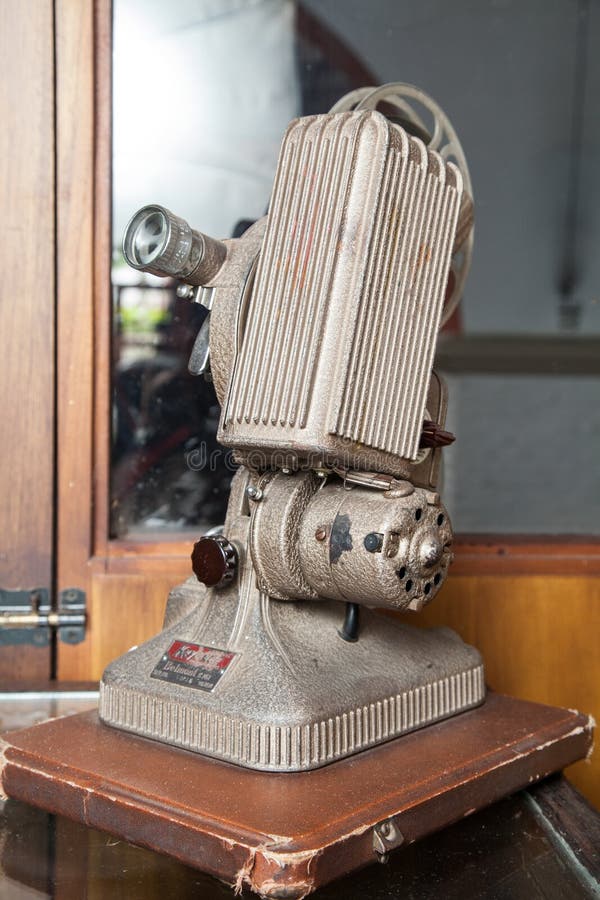 Film Industry; Old Film Projector Film Stock Image - Image of industry ...