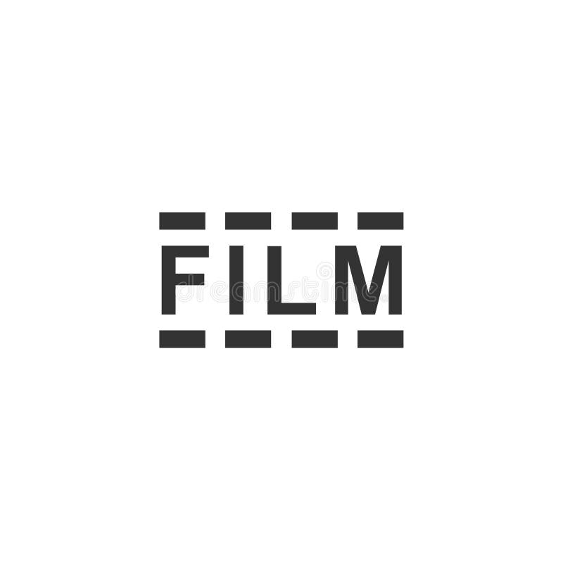 Film Logo Template, Design Vector Stock Illustration - Illustration of ...