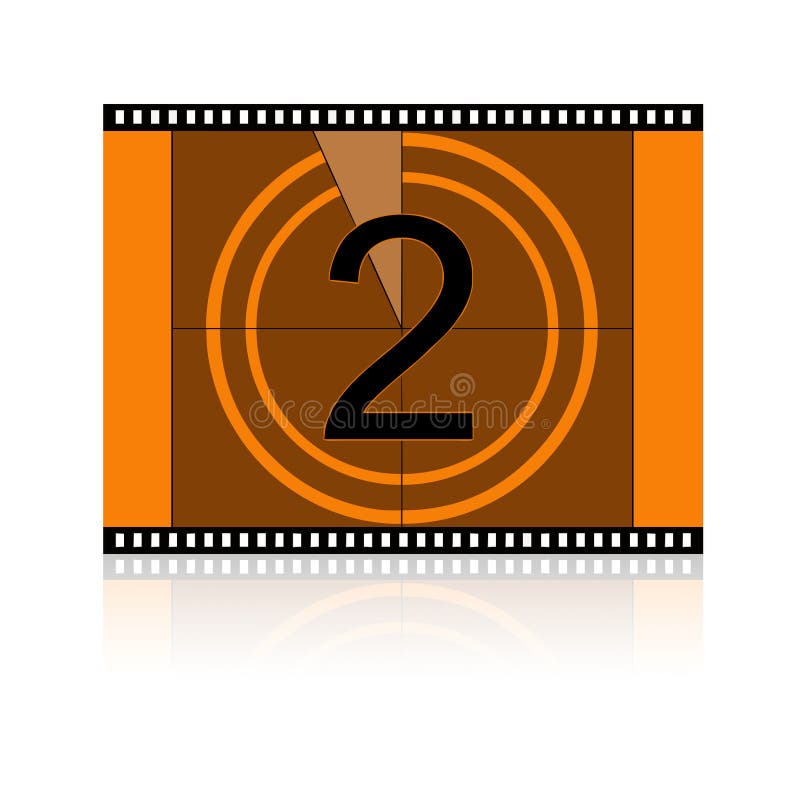 Film Countdown stock illustration. Illustration of focus - 584271