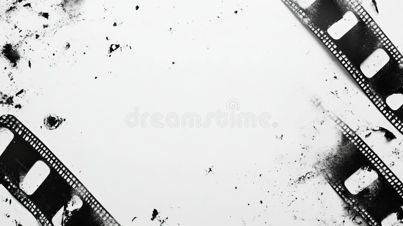 The Film of an Old Camera Frame Stock Illustration - Illustration of ...