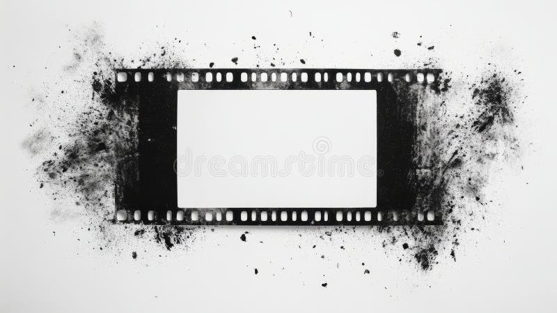 The Film of an Old Camera Frame Stock Illustration - Illustration of ...