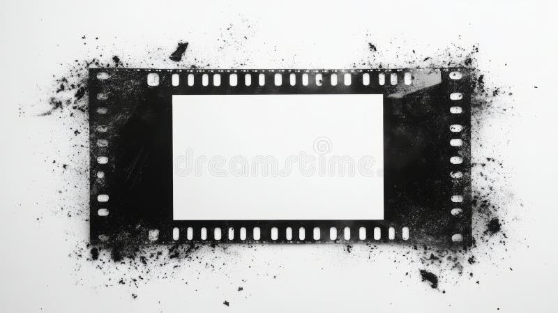 The Film of an Old Camera Frame Stock Illustration - Illustration of ...