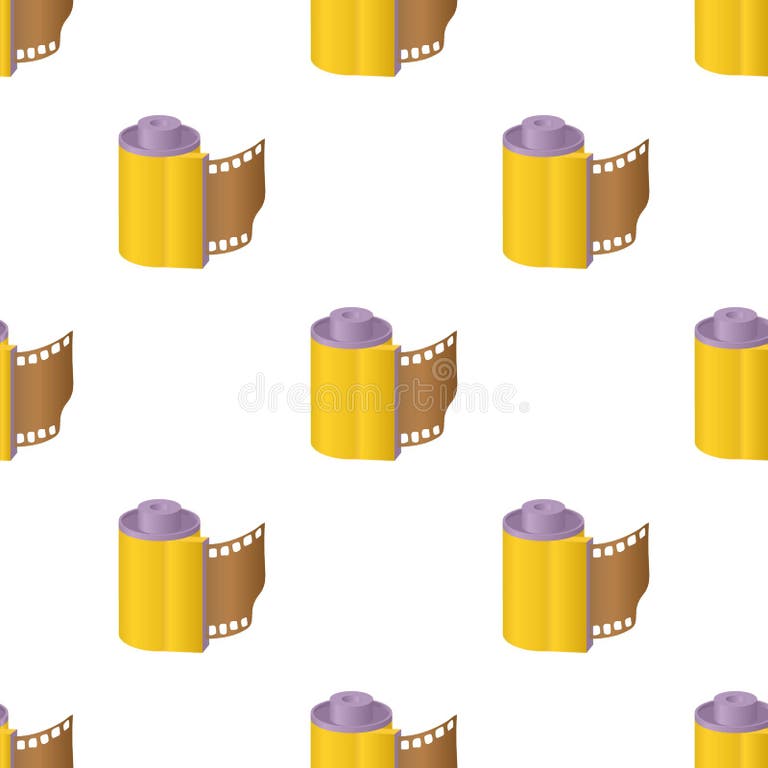 Film Pattern Seamless Vector Stock Vector - Illustration of reel ...