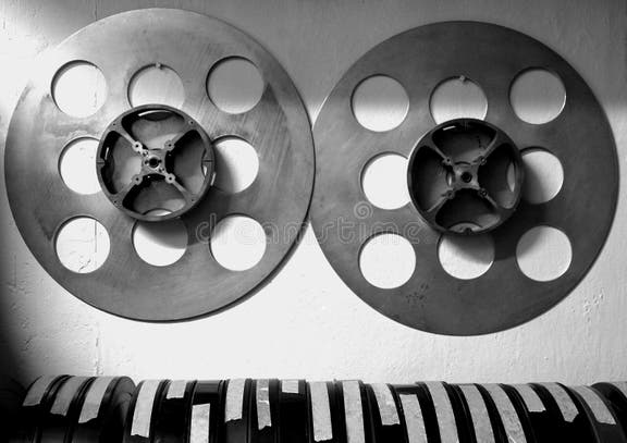 Film Plates and Cans stock photo. Image of theatre, disc - 1433368
