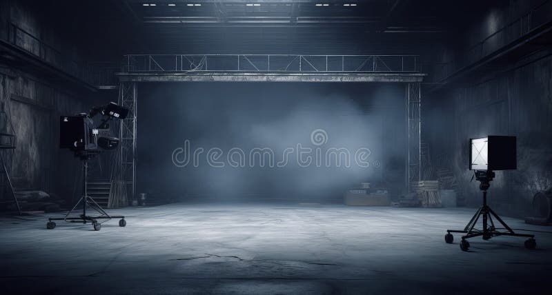 Film Production Scene Background. Generate Ai Stock Illustration ...