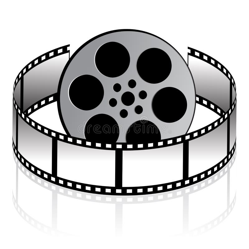 Movie projector stock vector. Illustration of footage - 9731328