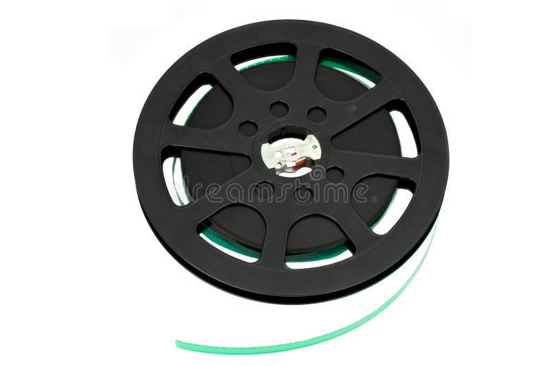 Movie Film Spool stock photo. Image of spool, leader, entertainment ...