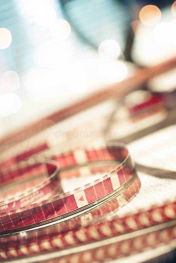 Film reel stock image. Image of abstract, table, film - 66573347