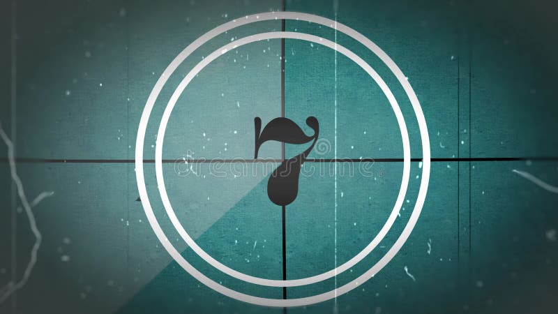 Film Reel Countdown Leader Count. Dirty Frame with Sound Stock Video ...