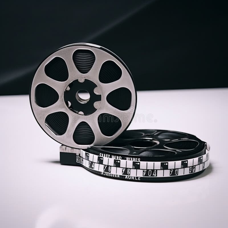 Film Reel Image Generative AI Stock Illustration - Illustration of ...
