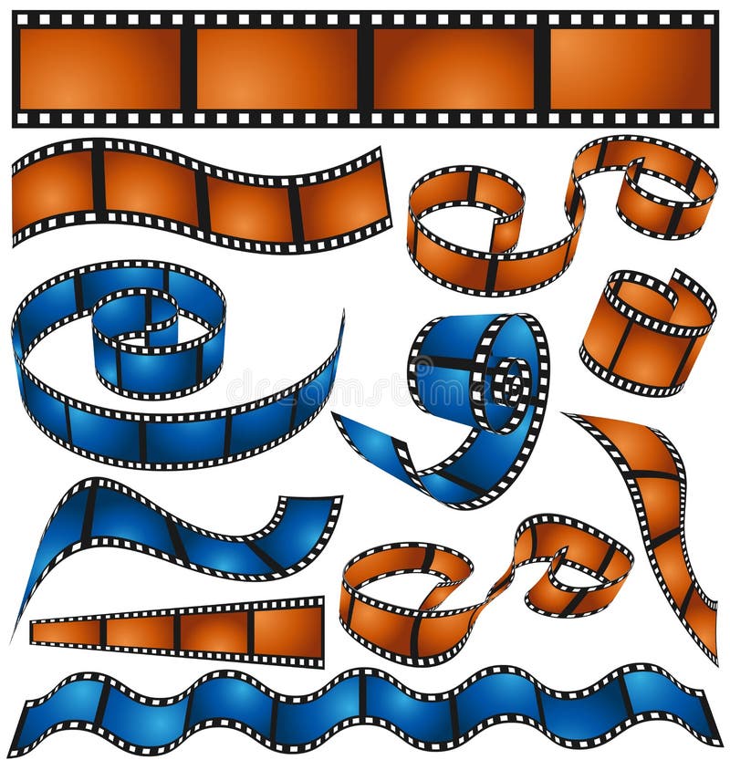 Film reels stock vector. Illustration of negative, camera - 37213511