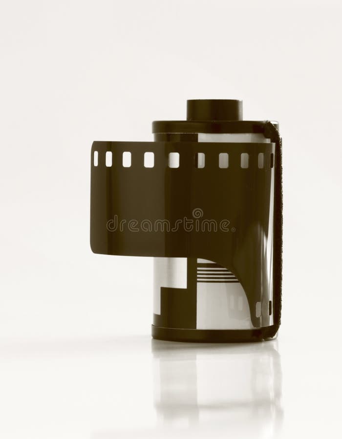 Analog Film Roll With New Film Stock Image - Image of vintage, negative ...