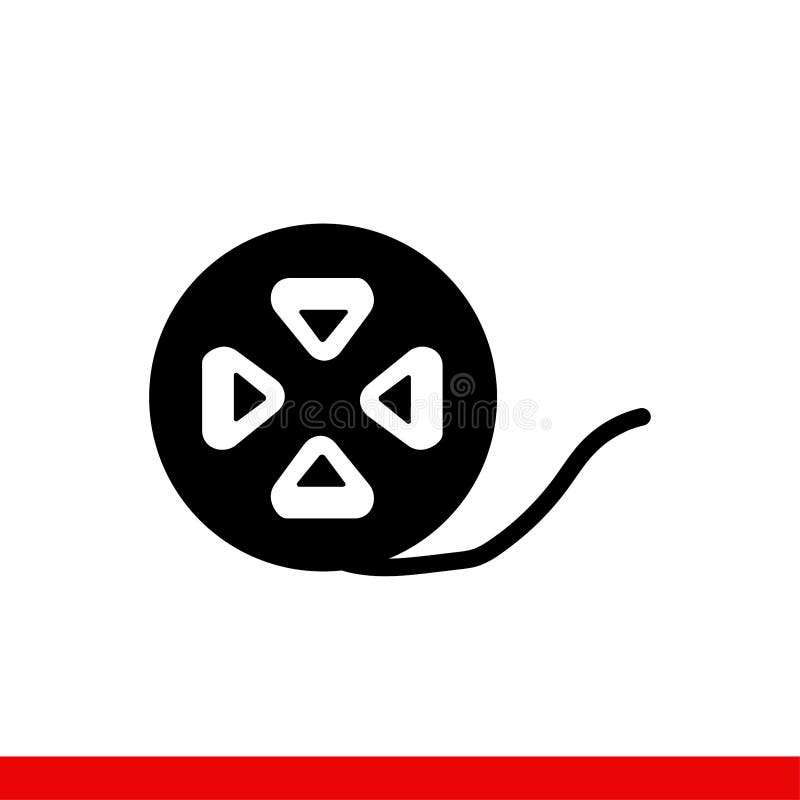 Film Roll Design Element - Vector Illustration. Eps 10 Stock Vector ...