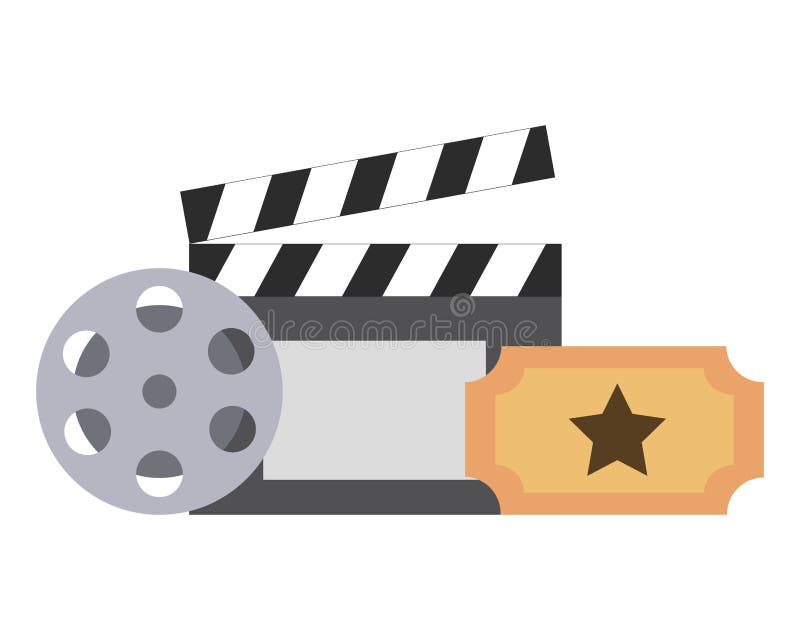 Film set objects icon stock vector. Illustration of recording - 142702677